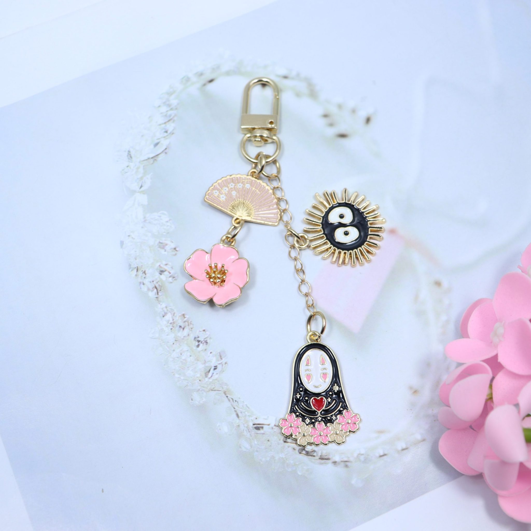 Studio Ghibli Spirited Away Anime Keyrings