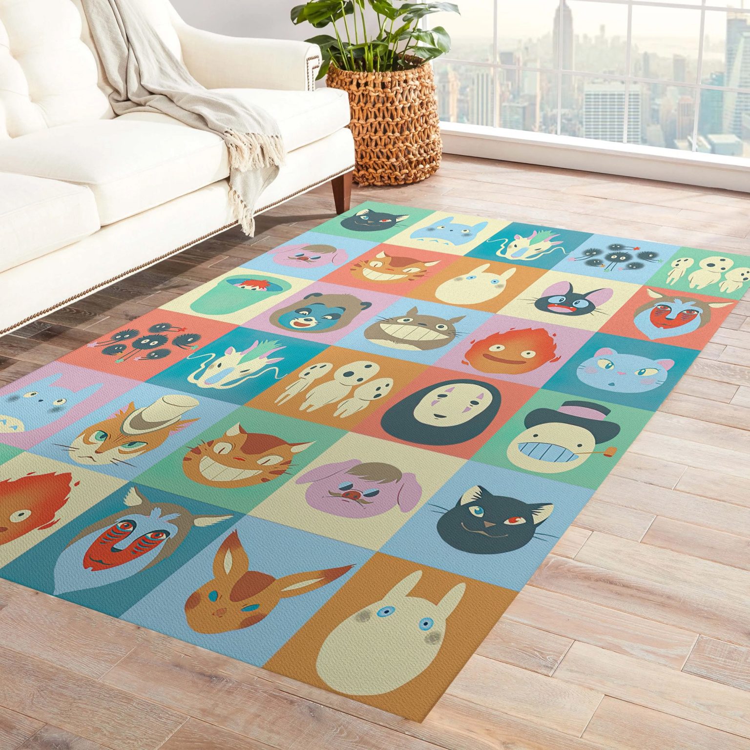 Best Anime Studio Ghibli Characters Rug