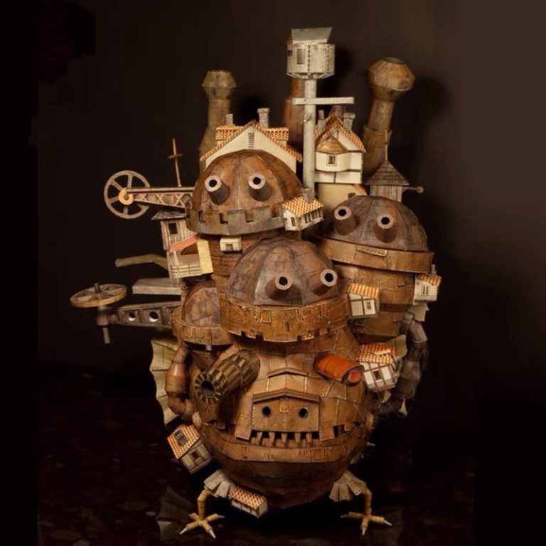 Studio Ghibli Howl's Moving Castle Papercraft Puzzle