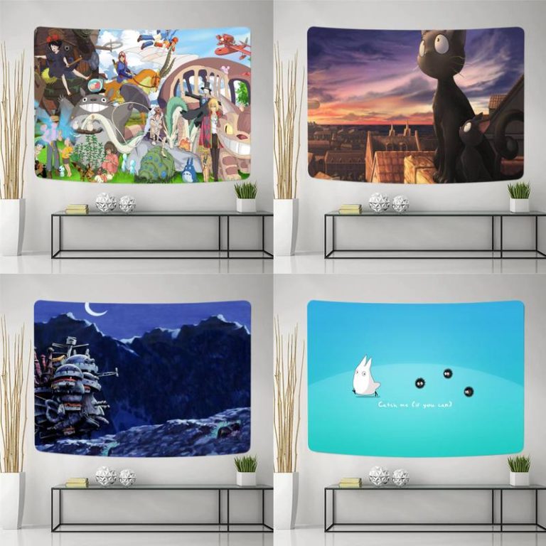 Studio Ghibli Anime Tapestry 5 Styles