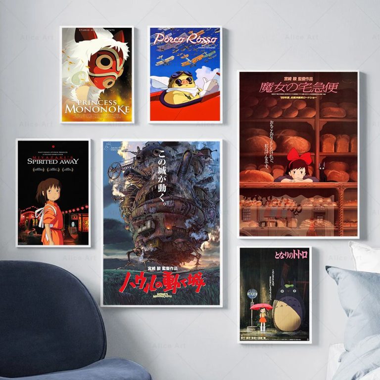 Studio Ghibli Totoro Portrait Wall Art