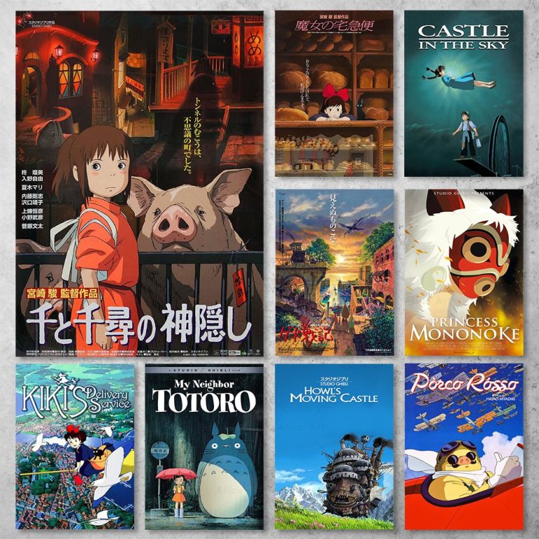 Studio Ghibli Totoro Portrait Wall Art